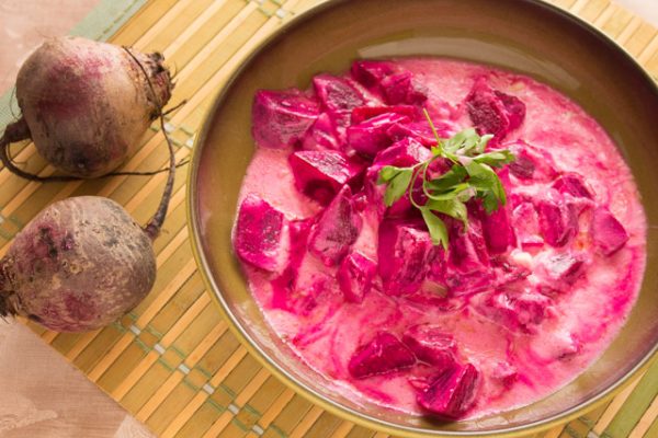 سلطة بنجر بالزبادى | الوصفة